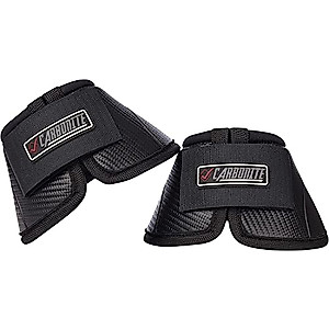 LeMieux Carbonite Overreach Horse Boots - Protective Gear and Training Equipment - Equine Boots, Wraps & Accessories (Black - Large)