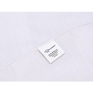 RUVANTI 6 Pack Birdseye Flat-Fold Cloth Diapers for Babies, 100% Cotton Extra Large Reusable Diapers 24x24 Inches, Baby Burp Cloths