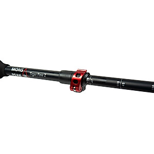 Mons Peak IX Tiger Paw Z-135 Trekking Poles for Hiking, Trail Running, Walking, Snowshoeing - Cork Grip Folding, Collapsible, Adjustable and Lightweight Poles (Taller than 5'8" - Poles 115cm - 135cm)