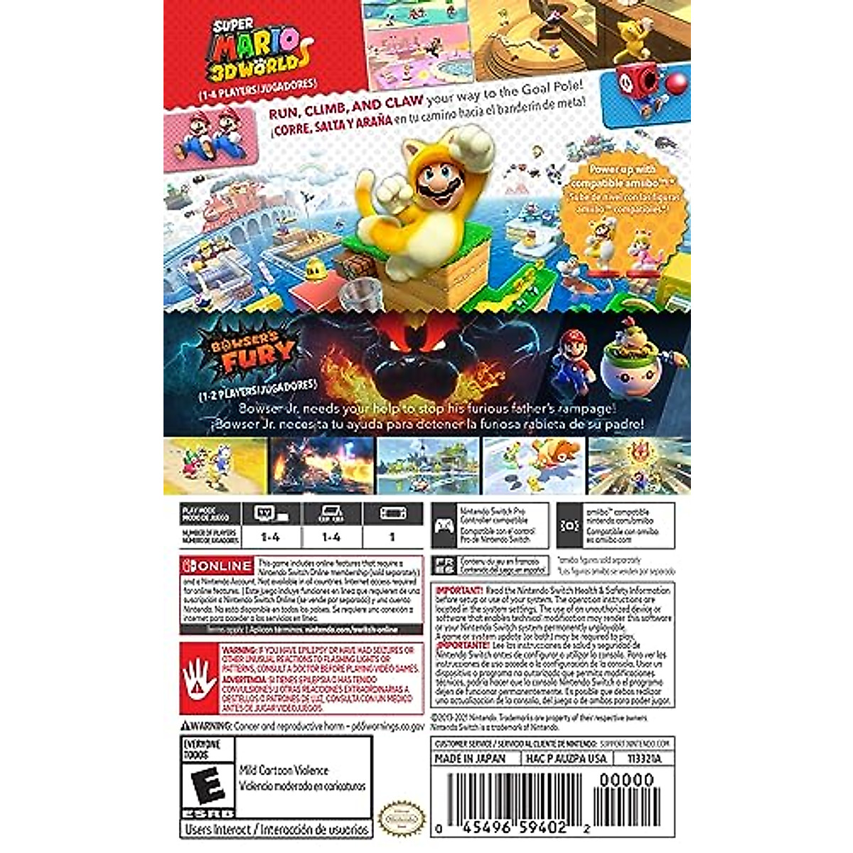 Super Mario 3D World + Bowser's Fury - US Version