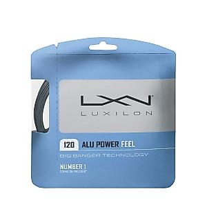 Luxilon Big Banger ALU Power Feel 17 Gauge - 120 Polyester (Poly) Tennis Racquet String 2-Pack (2 Sets Per Order)