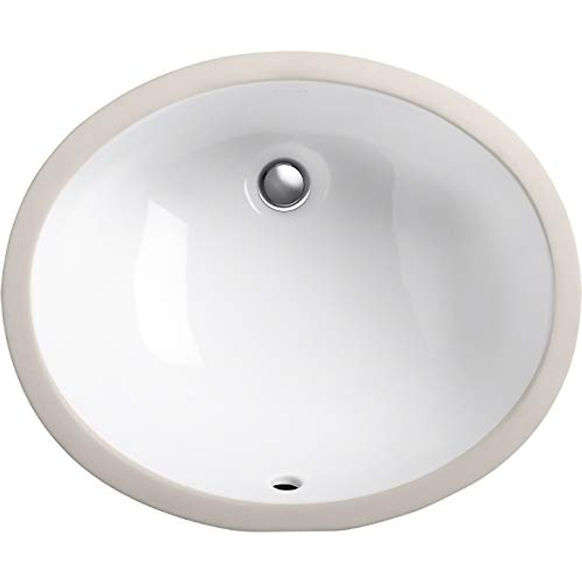KOHLER K-2209-0 Caxton Under-Mount Bathroom Sink, White