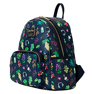 Loungefly Harry Potter Herbology Mini Backpack Shoulder Bag Handbag Faux Leather