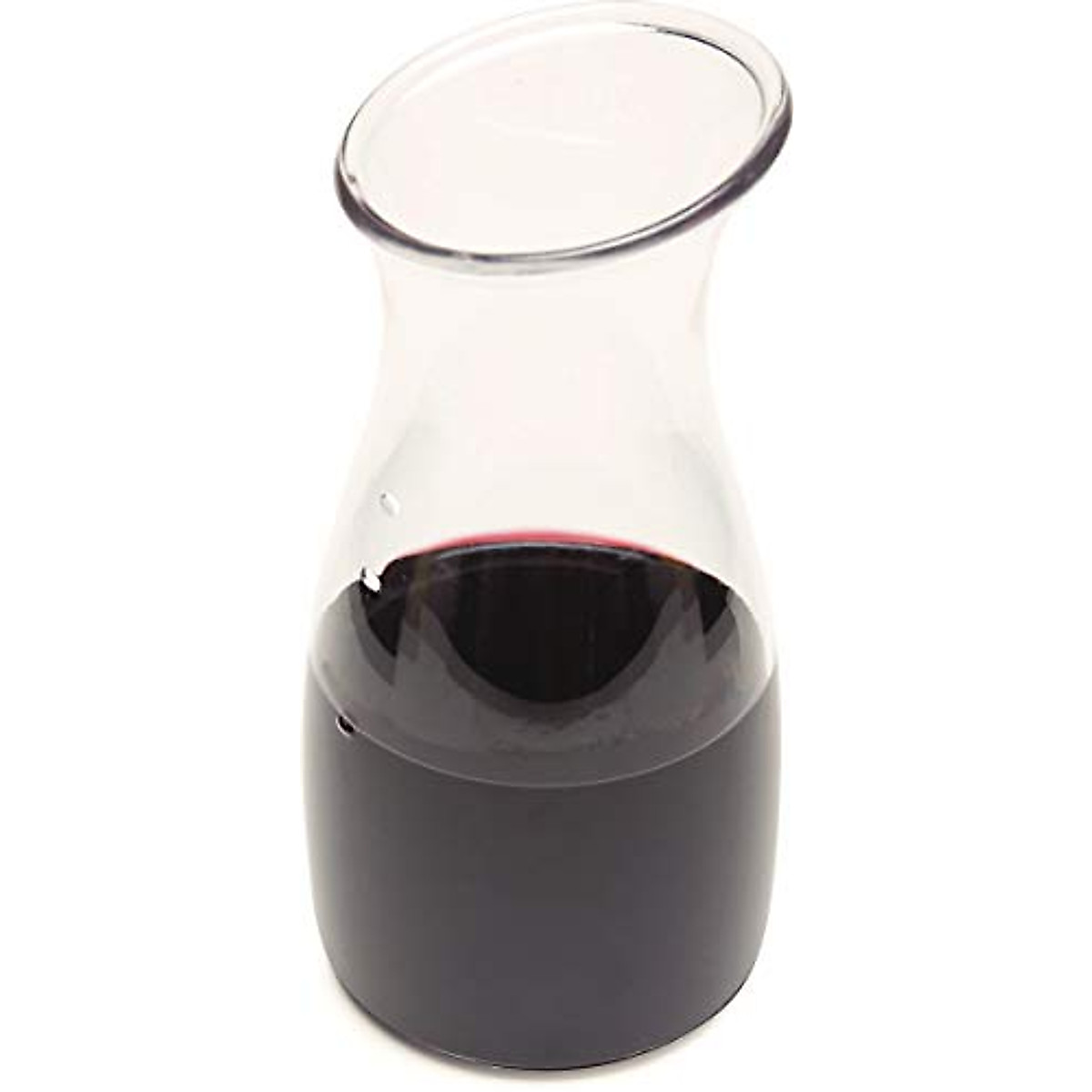 Carlisle FoodService Products 7090007 Cascata Carafe Juice Jar Beverage Decanter Only, Plastic, .25 L, Clear, 1 Count (Pack of 1)