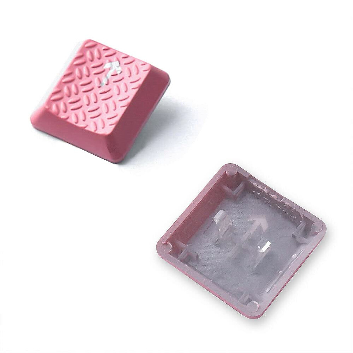 Texture Tactility Backlit Keycaps Replacement Suitable for Logitech G813/G815/G913/G915 TKL RGB Mechanical Gaming Keyboard (WASD+Arrow Keys) (Red)