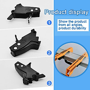Gabasinover,2 PCS Clips with Miter Saw Mounting Brackets fits for Dewalt's DW7231 Mounting Bracket and Dewalt Heavy Duty Miter Saw Stand