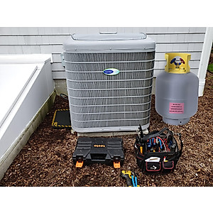 Flame King YSNR501 50 Pound Refrigerant Recovery Cylinder Tank , Gray