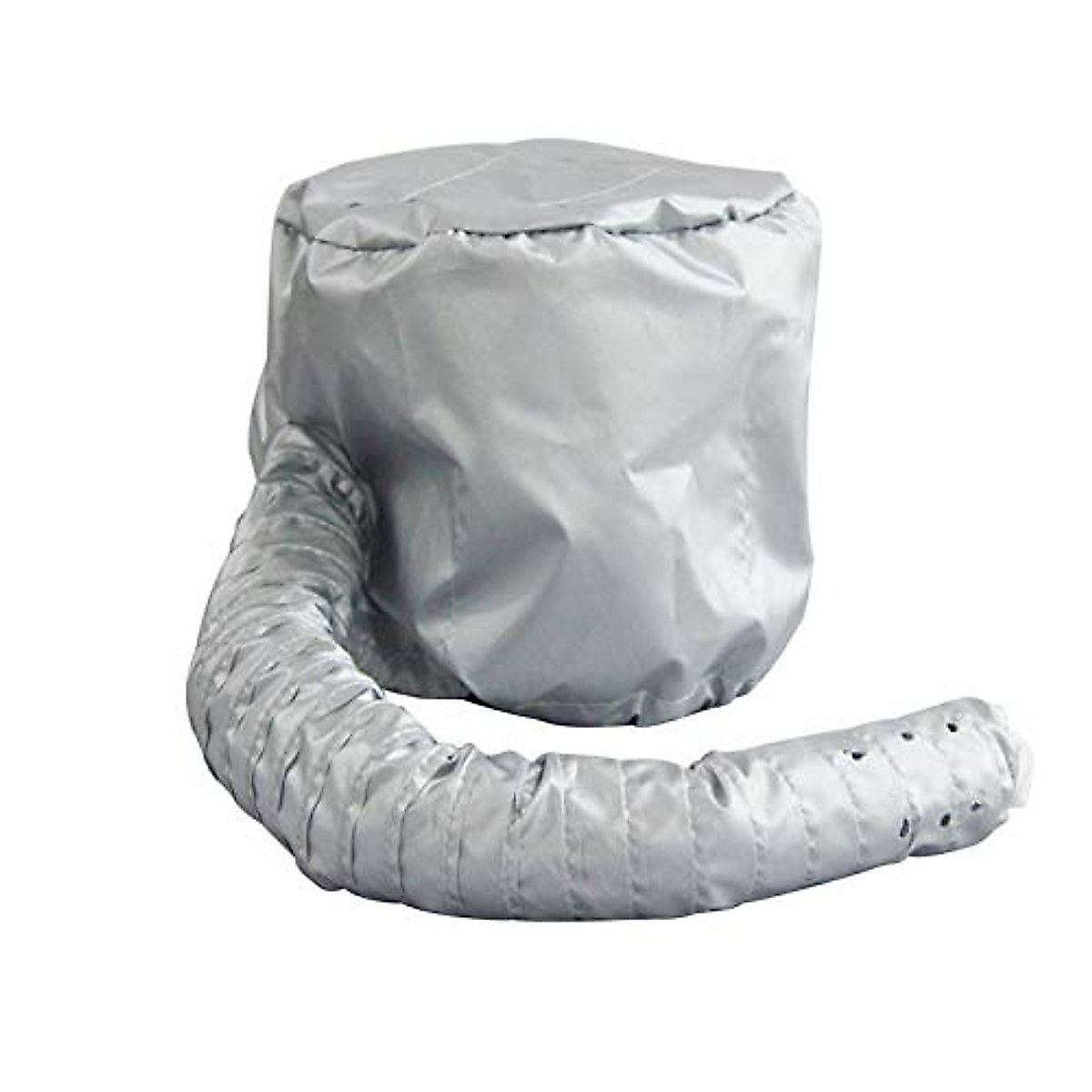 XUELI Portable Soft Hair Drying Cap Hair Dryer Home Barbershop Oil Cap Salon Hairdressing Hat Bonnet Caps Attachment Hair Care Perm Helmet Hair Steamer (Silver)