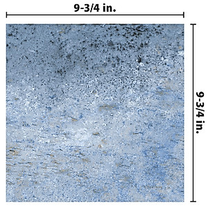 Merola Tile Nusa Sapphire 9-3/4" x 9-3/4" Porcelain Floor and Wall Tile