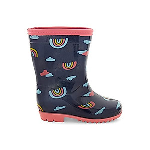 carter's Girls Sherry Rain Boot, Navy, 11 Little Kid