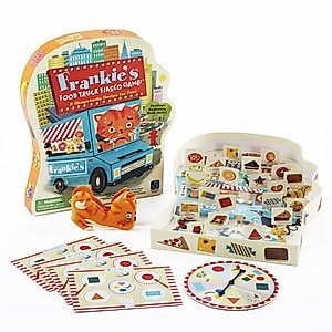 Educational Insights Frankie's Food Truck Fiasco Game, Shape Matching Award-Winning Board Game for Preschoolers & Toddlers, For 2-4 Players, Fun Family Game for Kids Ages 4+