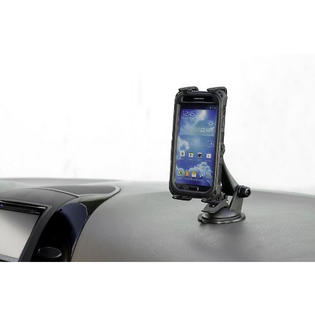 Arkon Windshield Dash Phone Car Mount for iPhone XS Max XS XR X 8 Galaxy Note 9 S10 S9 Retail Black