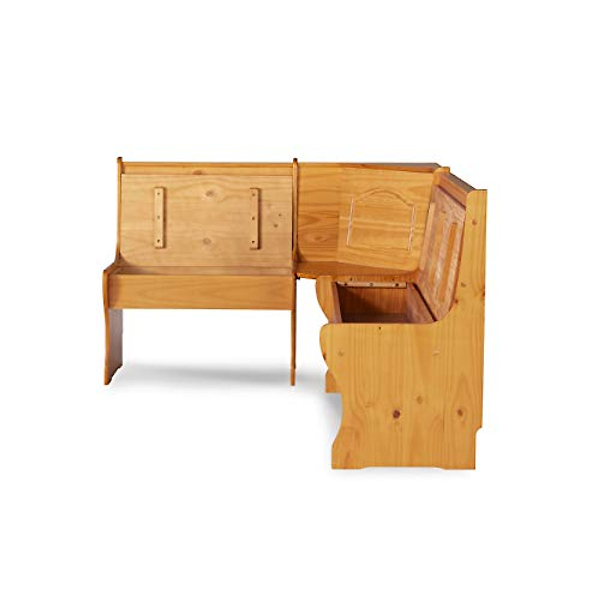 Linon Chelsea Kitchen-Nook Corner Unit, Natural