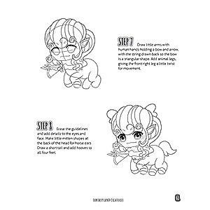 Drawing Fantasy Chibi: Learn How to Draw Kawaii Unicorns, Mermaids, Dragons, and Other Mythical, Magical Creatures! (How to Draw Books)