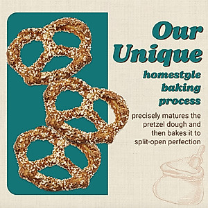 Unique Snacks Extra Salt Splits Pretzels, Original Split-Open Pretzels, Delicious Homestyle Baked Snack Bag, OU Kosher, and Non-GMO Food, No Artificial Flavor, 11 Oz. Bag, Pack of 3