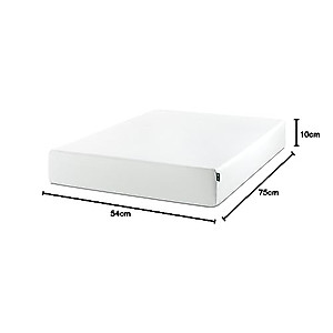 Zinus 10 Inch Green Tea Memory Foam Mattress / CertiPUR-US Certified / Bed-in-a-Box / Pressure Relieving, Full,White
