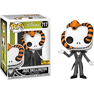 Jack Skellington (Hot Topic Exc): Fun ko Pop! Vinyl Figure & 1 Compatible Graphic Protector Bundle (717 - 42989 - B)
