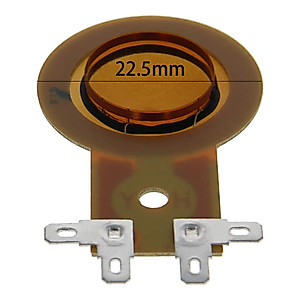 Fielect 25.5mm Tweeter Voice Coil Audio Speaker Resin Membrane Drive Head for Audio Replacement 8Ohm 4Pcs