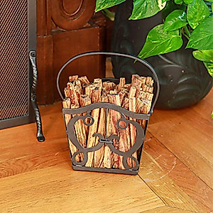 Minuteman International Cypher fatwood Holder Basket Caddy, Graphite