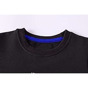 TBBCWWQY Boys Glow in Dark Skeleton Sweatshirt Kids Halloween Toddler Pumpkin Tops for 5-6T