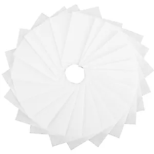 Lusofie 60Pcs White Felt Sheets 4"x4" Felt Squares 1mm Thick Felt Fabric Pre-Cut Felt Sheets for Crafts Patchwork Sewing DIY