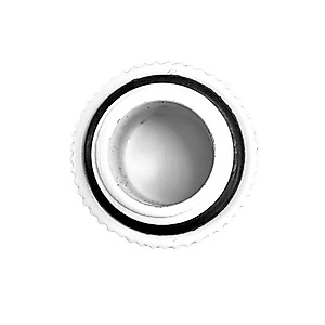 Dracaena.io 6 Pack G1/4" Thread, Male to Male Mini Extender Fitting with Tighten O-Ring, Brass Compression Fitting for PC, Premium Pipe Extension Fitting Adapter, White