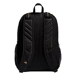 adidas Unisex Prime 6 Backpack, Black/Gold Metallic, One Size