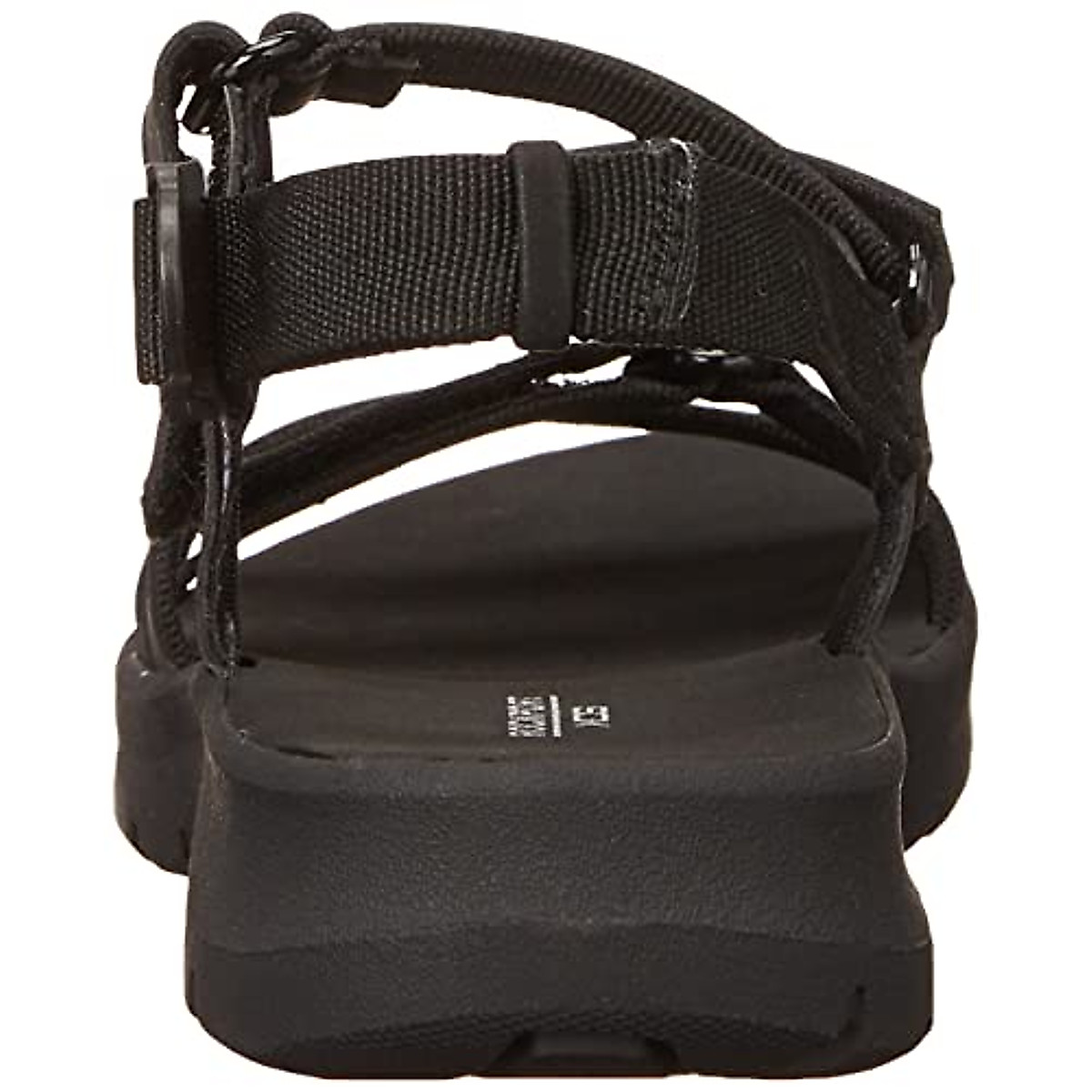 Rockport Women's Trail Tech Multi Sandal, Black ECO Washable, 9.5