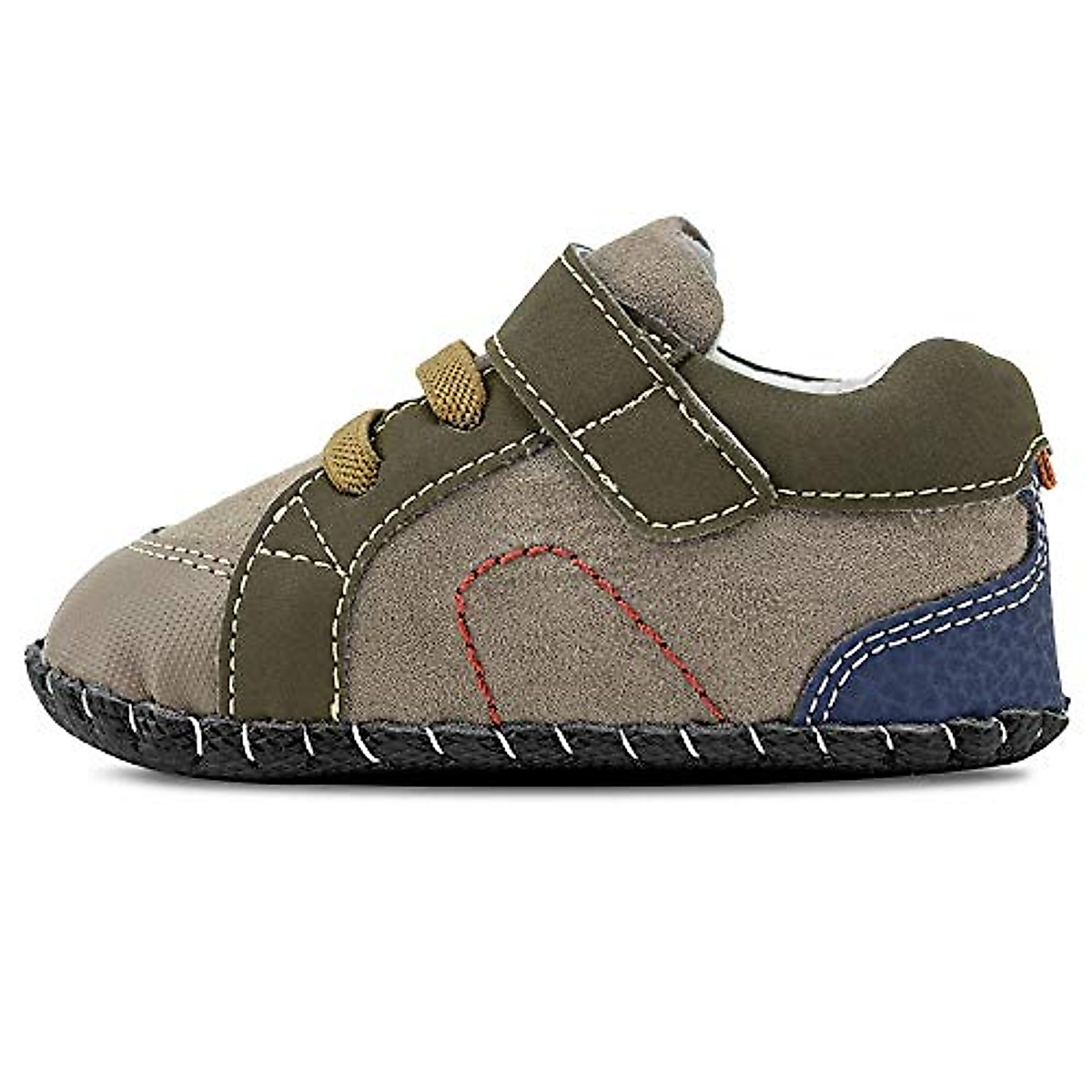 pediped Baby-Boy's Dani Crib Shoe, Earth, 18-24 Months Child EU Infant (18-24 Months US)