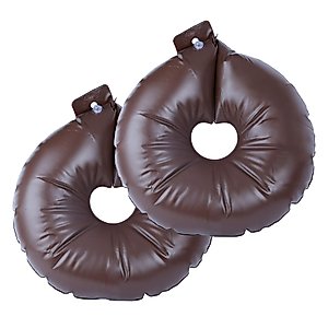 Finnhomy 2 Pack Tree Watering Ring Tree Watering Bag 15 Gallon, Extremely Sturdy PVC Planting Water Bag for Tree and Shrubs, Basic Water Saving Slow Release Root Water System for Tree Drip Irrigation