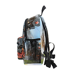 AUUXVA Kids Backpack Train School Bag Kindergarten Toddler Preschool Backpack for Boys Children