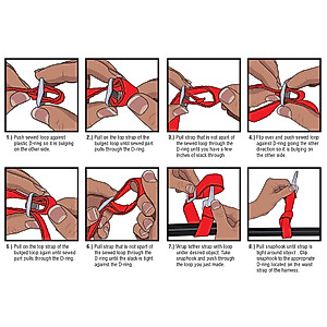 Baby Buddy Deluxe Safety Harness, with Adjustable Tether and Chair Restraint Straps, for Ages 9 Months to 4 Years, Black, 4 Piece Set