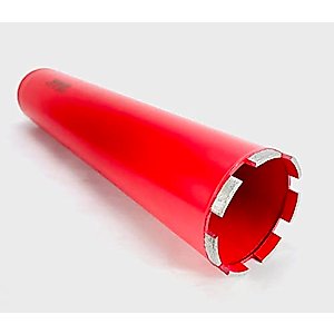 3.5" Inch Diamond Wet Core Drill Bit 1-1/4” Threaded by BLUEROCK Tools for Concrete Rebar Asphalt Brick Rock Masonry Hole Barrel Coring 3-1/2"