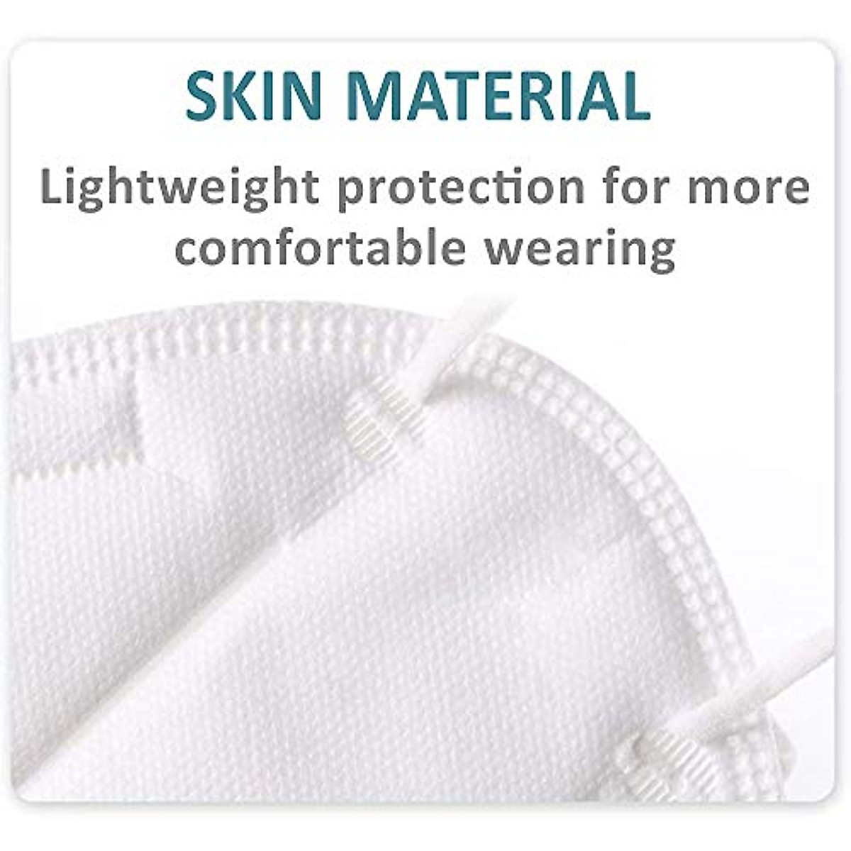 Plexon Disposable Ear Loop 4 Ply Face Protection Mask, PM2.5, Non-woven Fabric, Purifying and Breathable, Medium Size with Nose Bridge Clip (Pack of 10)