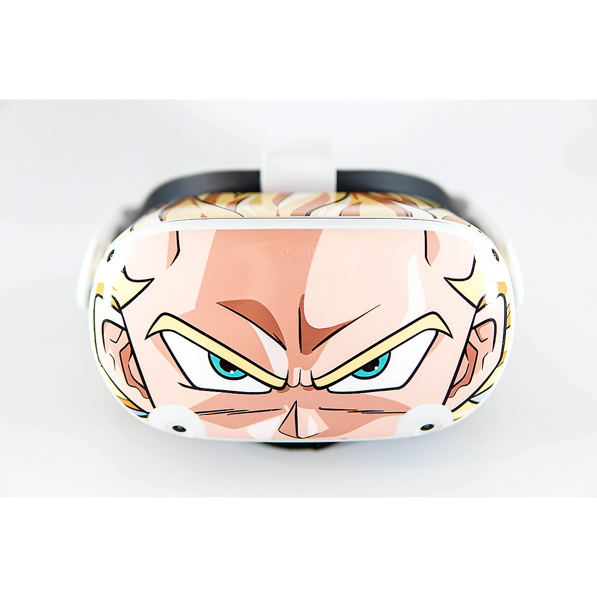 Dragon Prince Anime Eyes Skin for Oculus Quest 2 – VR Headset and 2 Controllers | Protective, Smooth, Laminated Vinyl with Strong Adhesive | Easy Installation and adjustability | Made in The USA