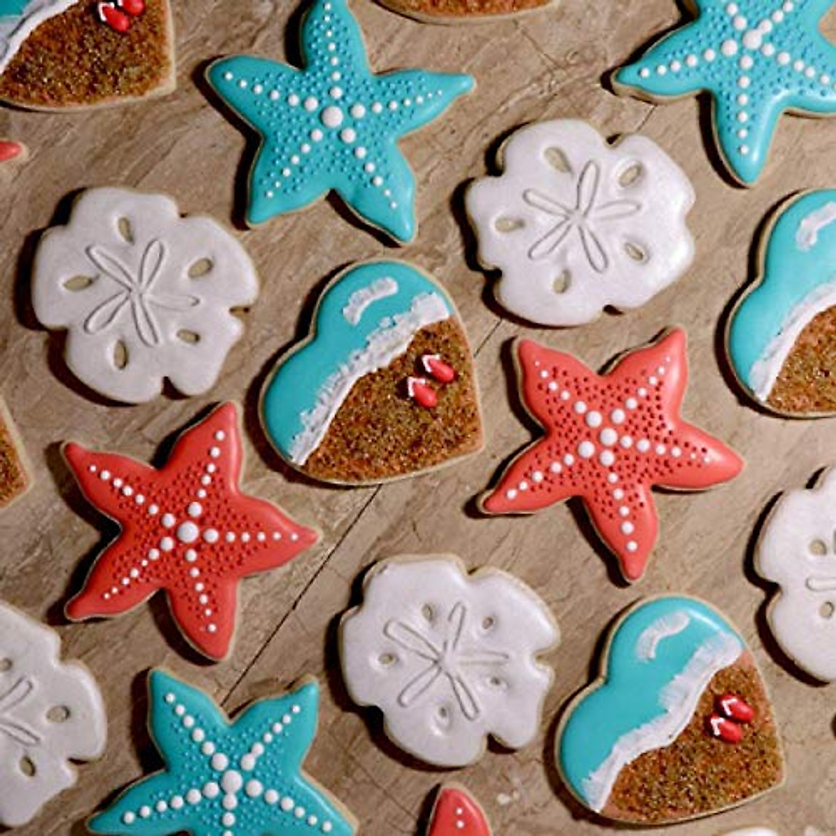 Sandy Beach Cookie Cutter 4 Piece Set from The Cookie Cutter Shop – Tin Plated Steel Cookie Cutters