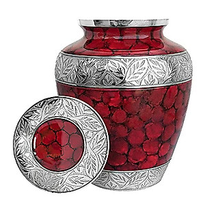Trupoint Memorials Cremation Urns for Adult - Handcrafted Cremation Urn, Large Burial Urns for Ashes Adult Male - Urns for Human Ashes Adult Female, Funeral Decorative Urns - Up to 200 LBS