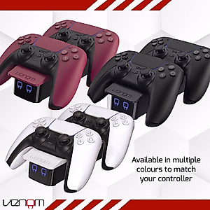 Venom PS5 Controller Twin Docking Station - Black (PS5)