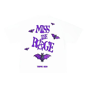 Trippie Redd unisex-adult Hanes 5180, White, Large