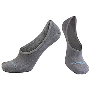ZeroSock Bamboo Viscose Super Low Invisible Socks With Mesh Ventilation with Anti-Slip Gel Heel Grip (4 Pairs Per Box)