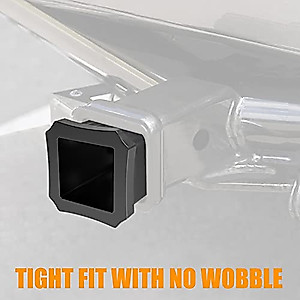 MICTUNING Upgraded 2-1/2 inches Class V to 2 inches Class III&IV Trailer Hitch Receiver Adapter - Heavy Duty 2.5 inches to 2 inches Reducer Sleeve Mount Insert Converter