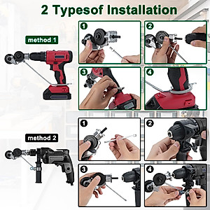 Electric Drill Shears Attachment Cutter Electric Drill Plate Cutter Sheet Metal Cutter Tool Adapter Is Fit For Cutting Various Metals Materials Such As Aluminum, Iron Metal Sheet Cutter