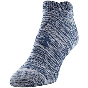 Under Armour Women''s Essential 2.0 No Show Socks, 6-Pairs, Beta Tint/Brilliance Medium, 1332943