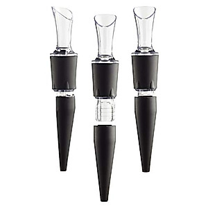 AeraWine 2-Pack Patented Bottle-top Wine Aerator and Pourer - 100% MADE IN THE USA