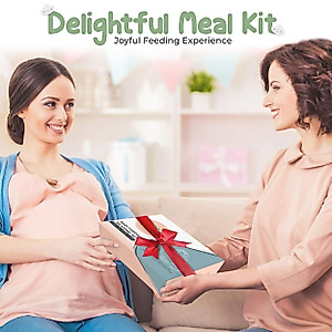 WANDA KIDZ Silicone Baby Feeding Set - Baby Led Weaning Supplies - 6PC Self Feeding Baby Utensils; Suction Plate, Bowl, Bib, Cup, Spoon, Fork - First Stage Baby Eating Essentials - 4+ Months - Blue