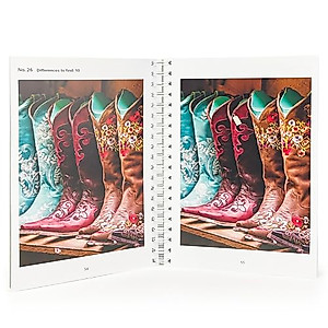 Picture Puzzles: Spot the Difference: More Than 1,000 Differences to Find! Adult Puzzle Book Includes Spiral Bound / Lay Flat Design (Brain Busters)