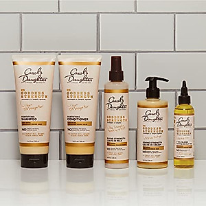 Carol's Daughter Goddess Strength Curly Hair Conditioner for Dry Damaged Hair – Made with Castor Oil, 11 fl oz