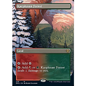Magic: the Gathering - Karplusan Forest (379) - Borderless - Dominaria United