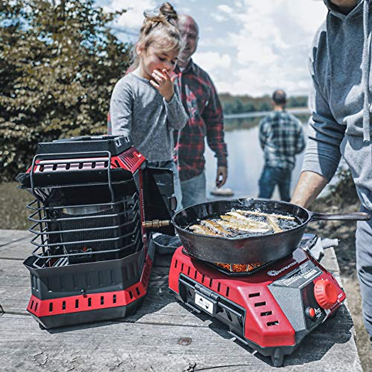 Mr. Heater MH8CFLEX 8,000 BTU Buddy Flex Cooker, Red