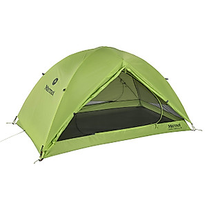 Marmot Crane Creek 2-Person Ultralight Backpacking and Camping Tent, Macaw Green/Crocodile